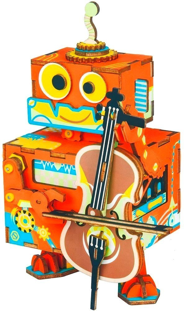 ROBOTIME 3D Wooden Puzzle - Robot Poser | Pozytywki