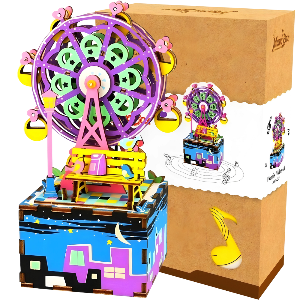 ROBOTIME Wooden 3D Puzzle - Devil's Mill Posse | Pozytywki