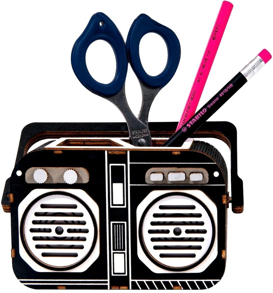 ROBOTIME Wooden Folding Organizer - Radio | Organizery Biurowe